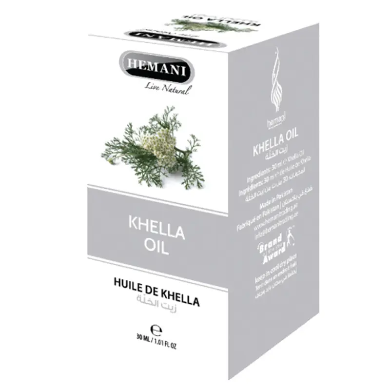 Khella Oil – Huile De Kella Hemani 30 ml - IslamSpullen — De Webwinkel ...