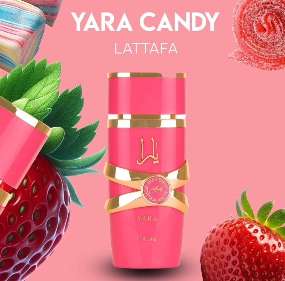 Yara Candy Eau De Parfum Lattafa 100 ml - IslamSpullen — De Webwinkel ...